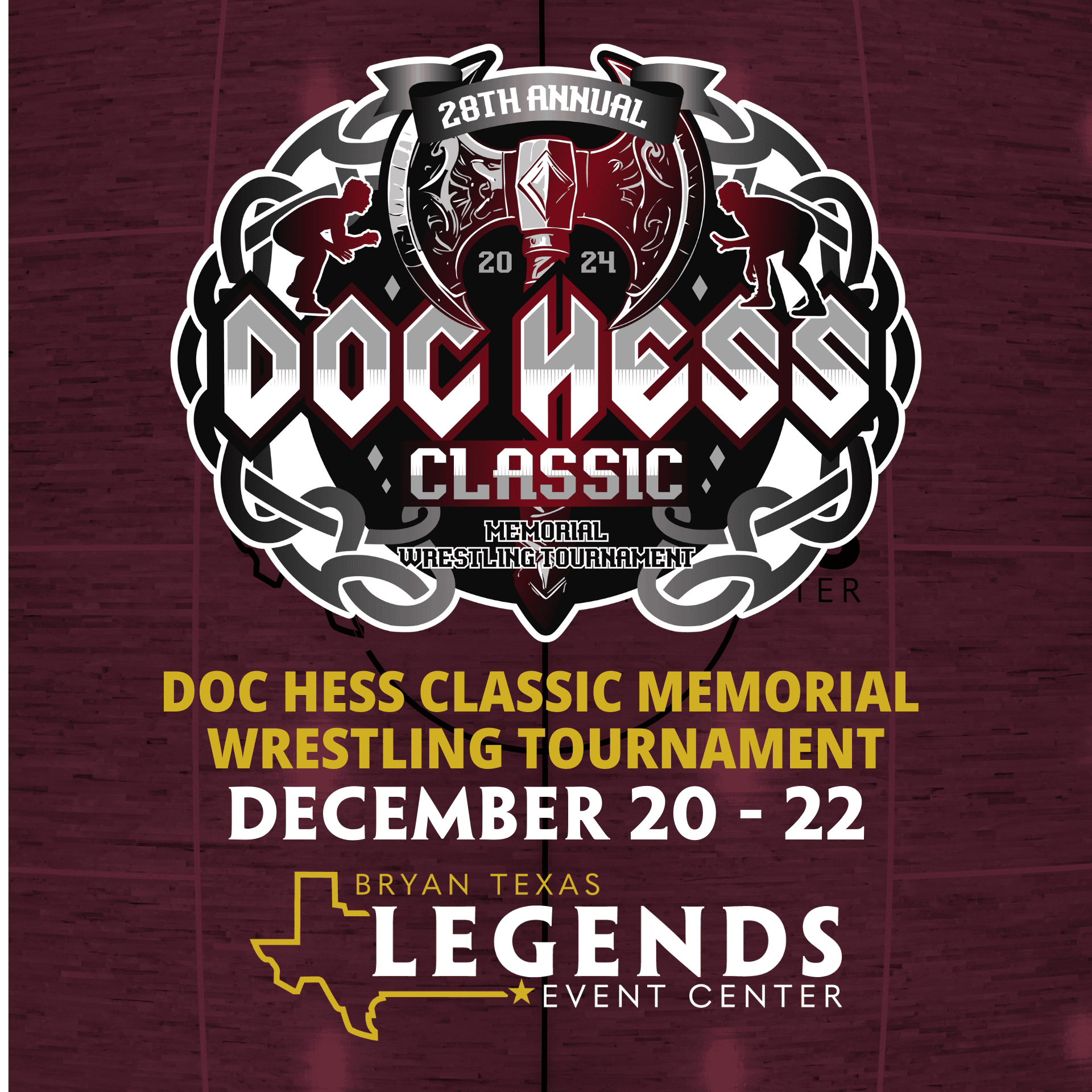 Doc Hess Classic Memorial Wrestling Tournament - Legends Event Center