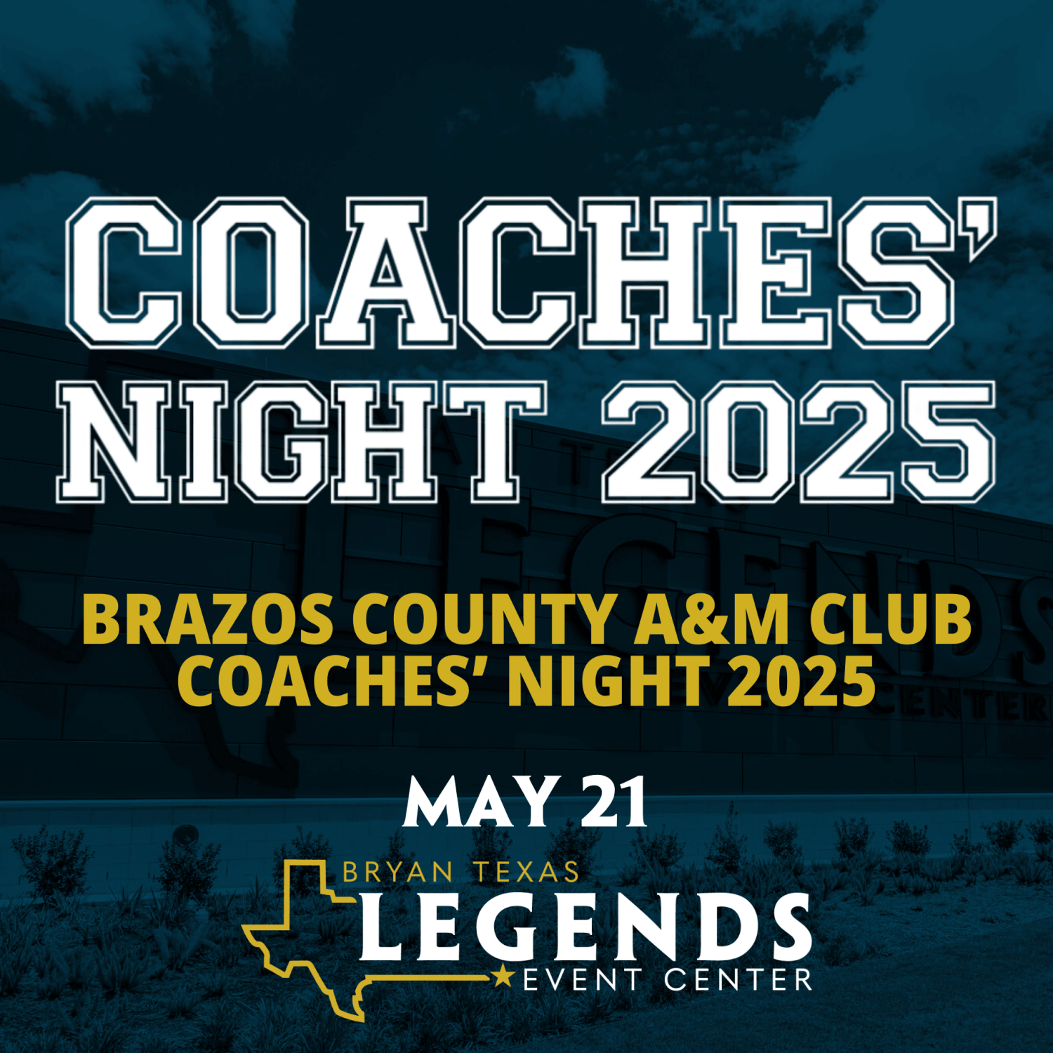 Coaches' Night 2025 - Legends Event Center