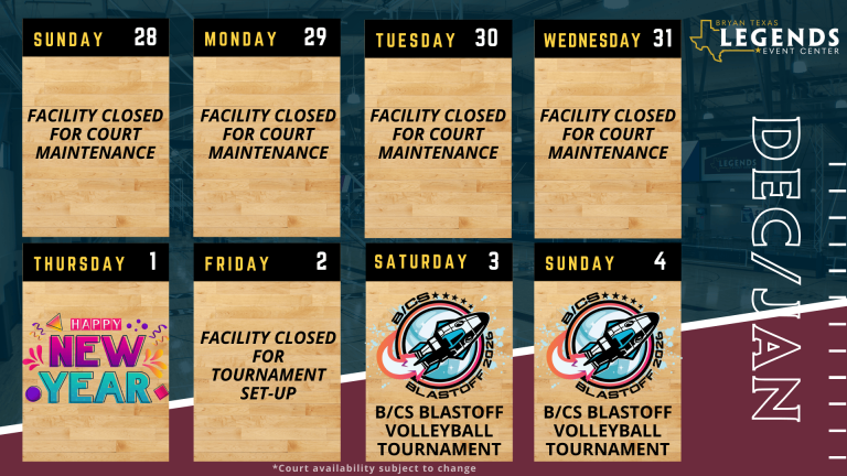 Bryan TX Sports Complex | Youth Sports Complex | Legends Event Center